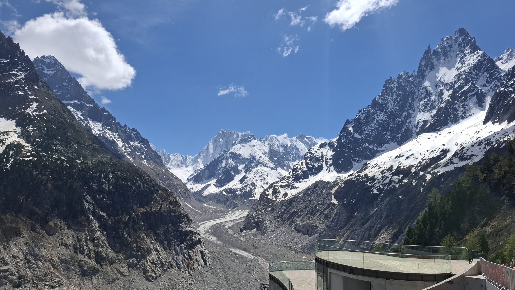 Les Grandes Jorasses - Train du Montenvers